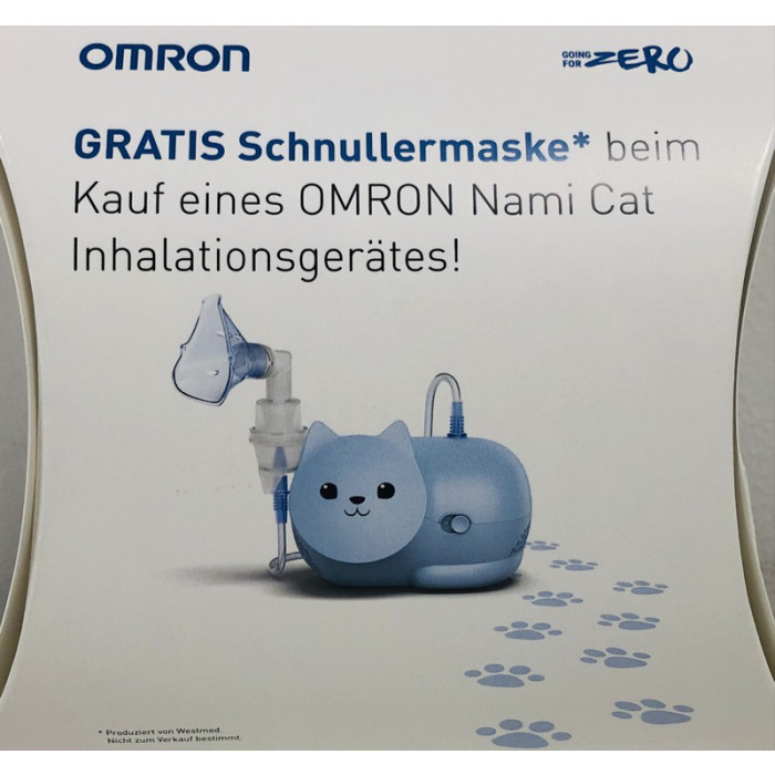 Omron Nami Cat Kompressor-Inhalationsgerät, 1 Stück