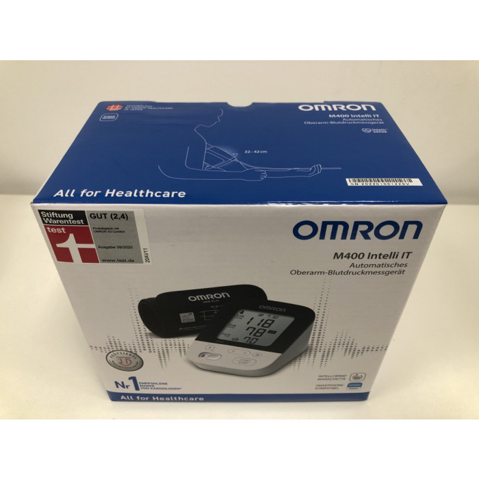 Omron M400 Intelli IT Oberarm Blutdruckmessgerät, 1 Stück