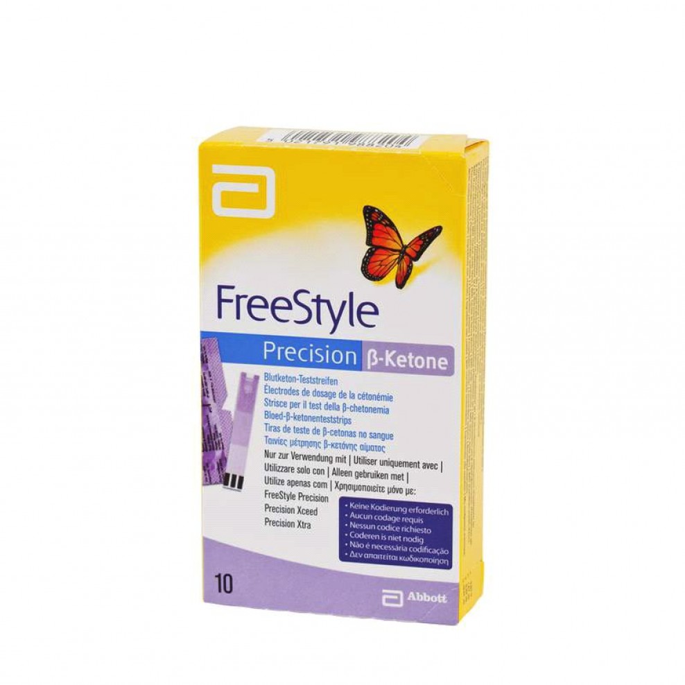 FreeStyle Precision ß - Ketone Teststreifen, 10 Stück - Abbott Diabetes ...